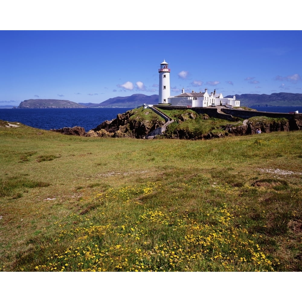 Fanad Lighthouse Fanad Head Co. Donegal Ireland Poster Print - Walmart.com