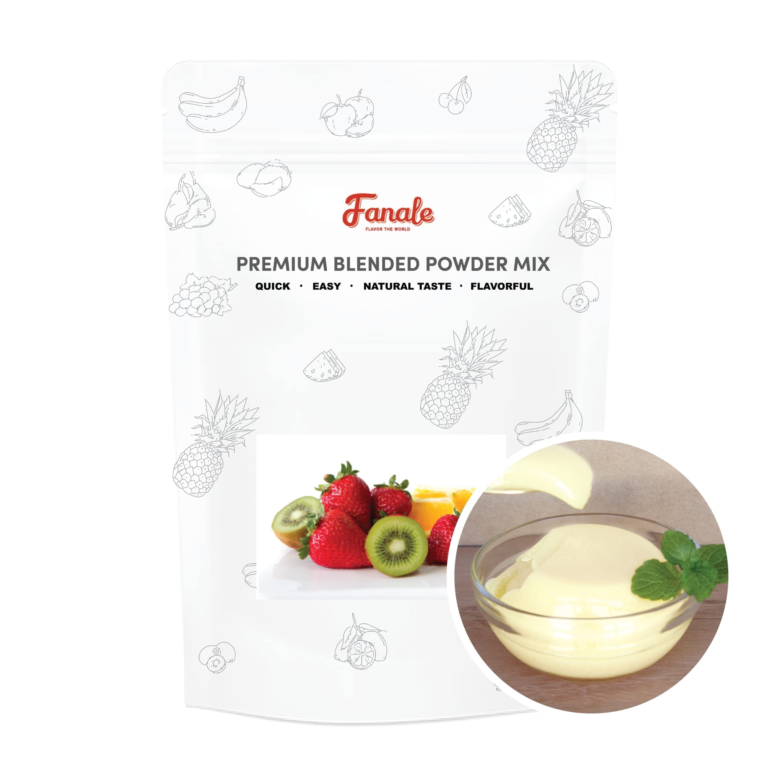 Fanale Premium Egg Pudding Bubble Tea Flavoring Powder | Perfect for ...