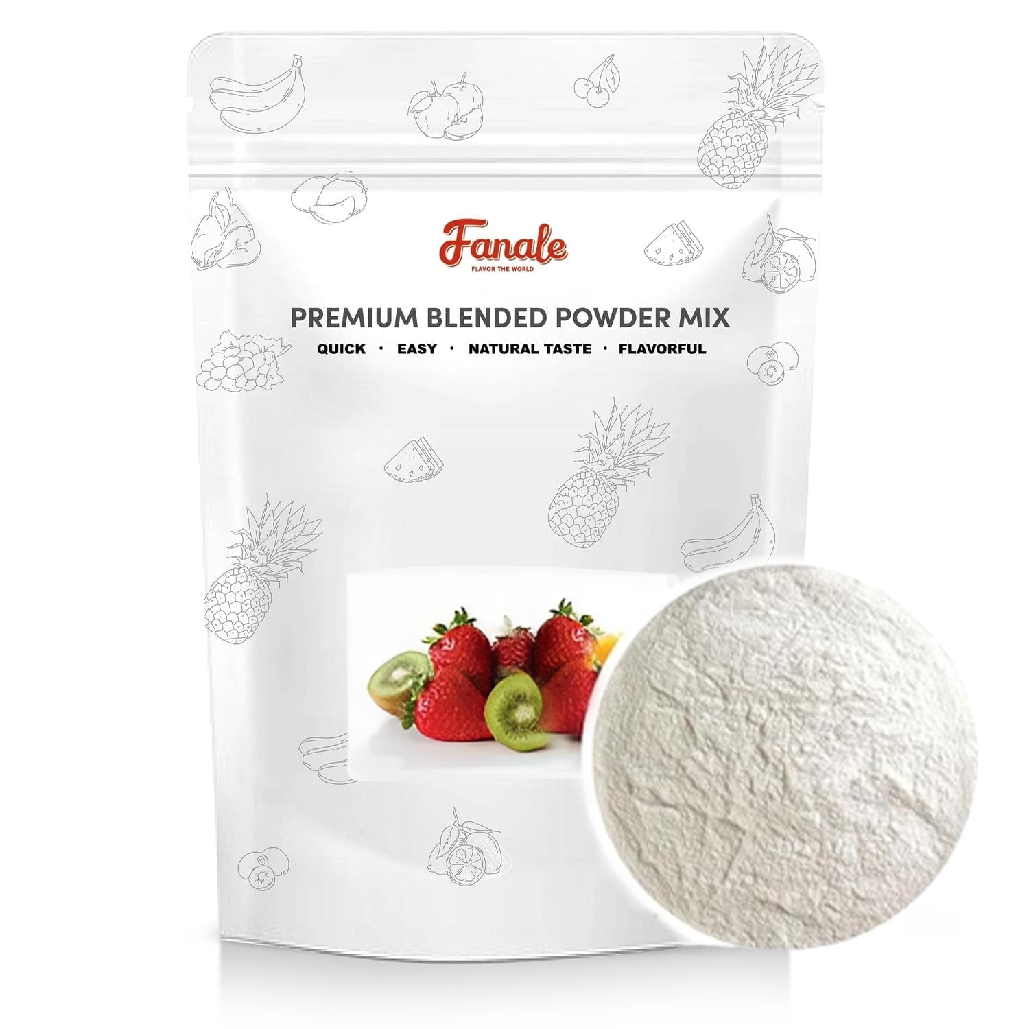 Fanale - Horchata Flavor Bubble Tea Flavoring Powder | 2 Pound Pack of ...