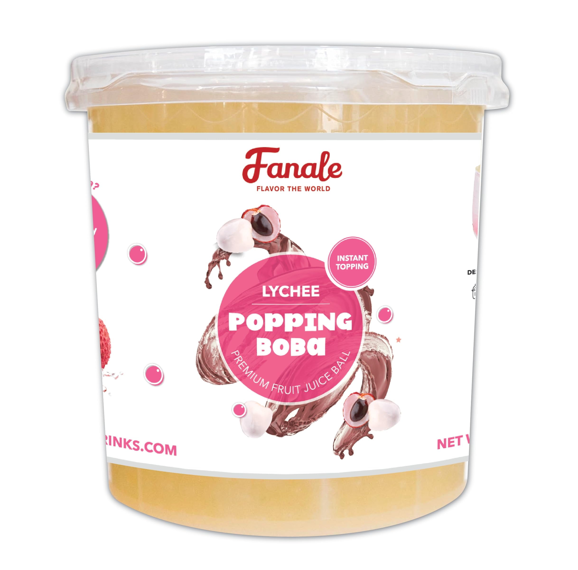 Fanale Popping Boba Pearls for Bubble Tea - 7 pound (Pack of 4 ...