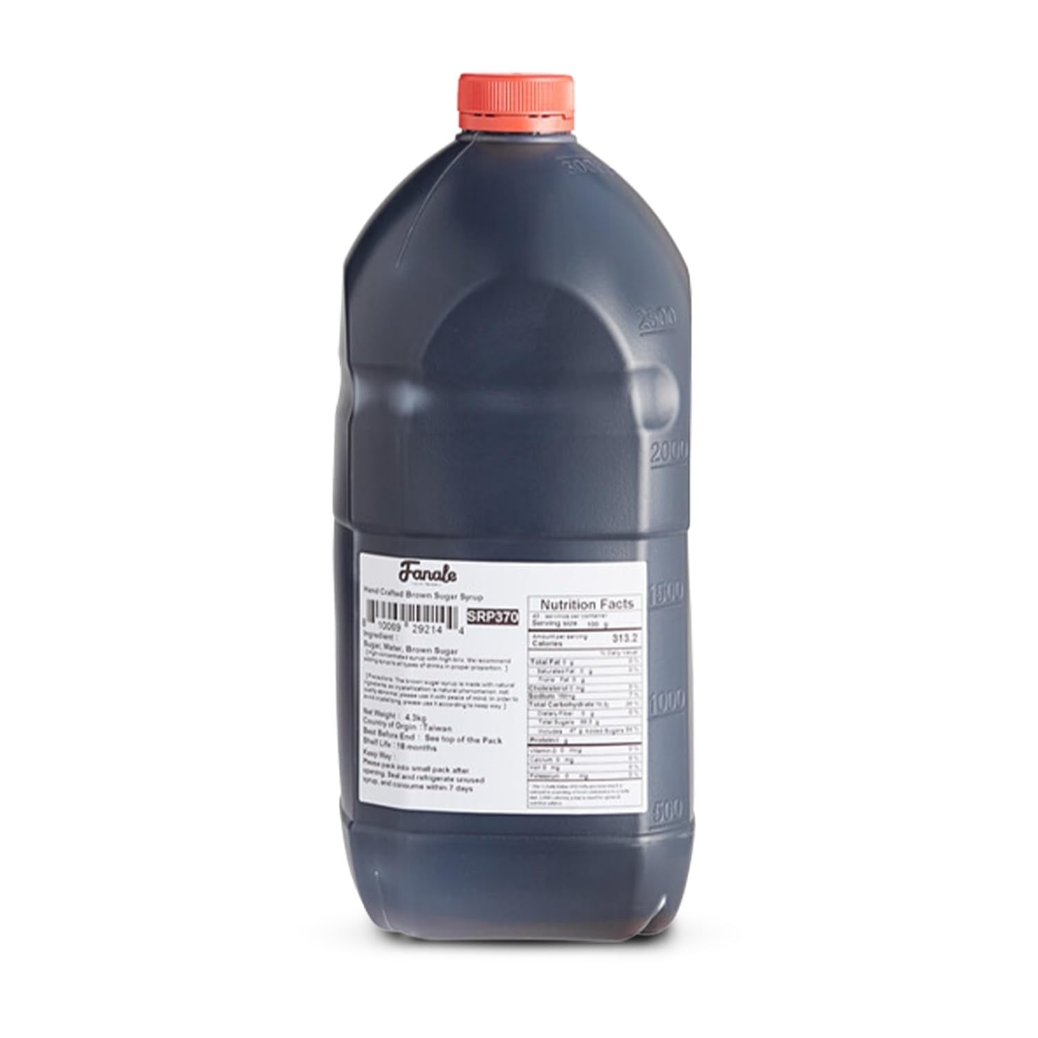 Fanale Premium Flavoring Concentrated Syrup for Bubble Tea, l Brown ...