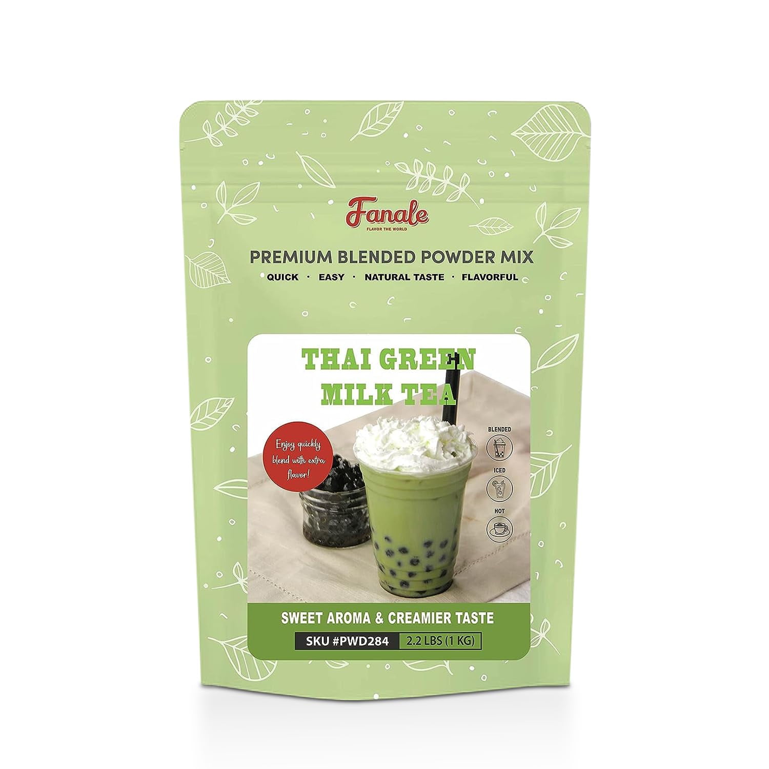 Fanale - Thai Green Milk Tea Powder | 2.2 pound Pack of 20 - Walmart.com