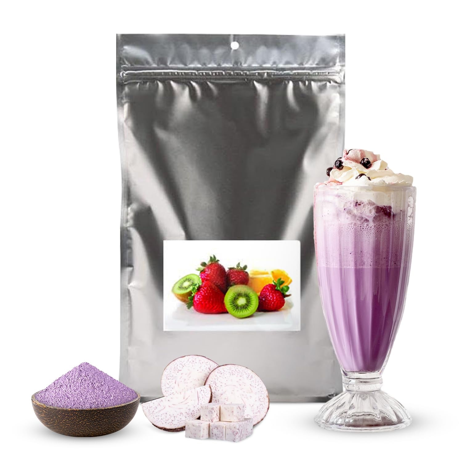 Fanale - Ube Taro Bubble Tea Flavoring Powder | 2 pound. - Walmart.com