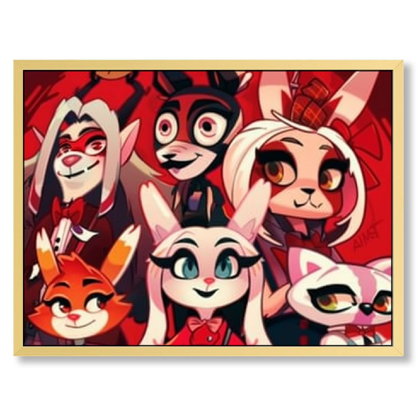 Fanat Hazbin Hotel Revue Canvas Wall Art Prints for Wall Decor Room ...