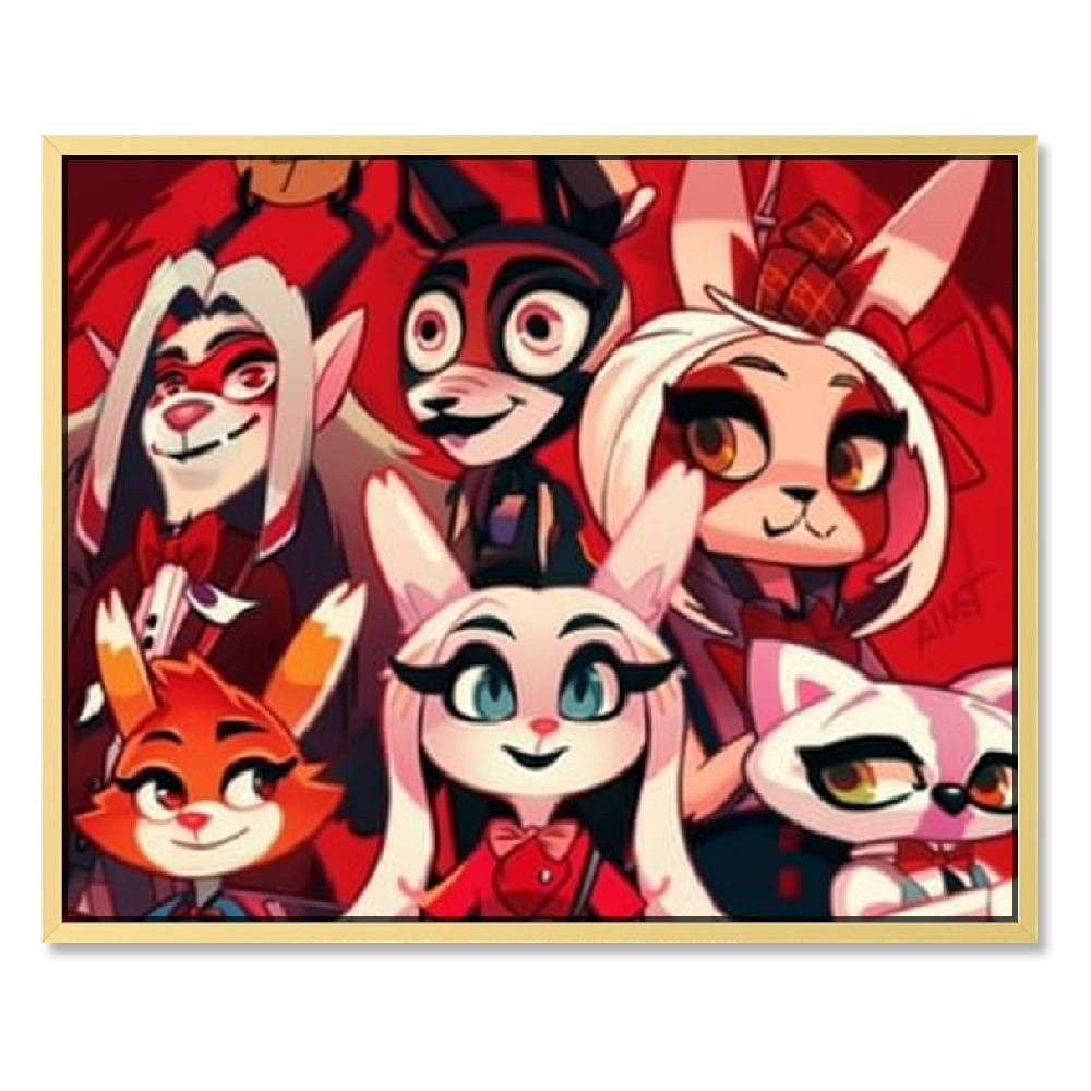 Fanat Hazbin Hotel Revue Canvas Wall Art Prints for Wall Decor Room ...