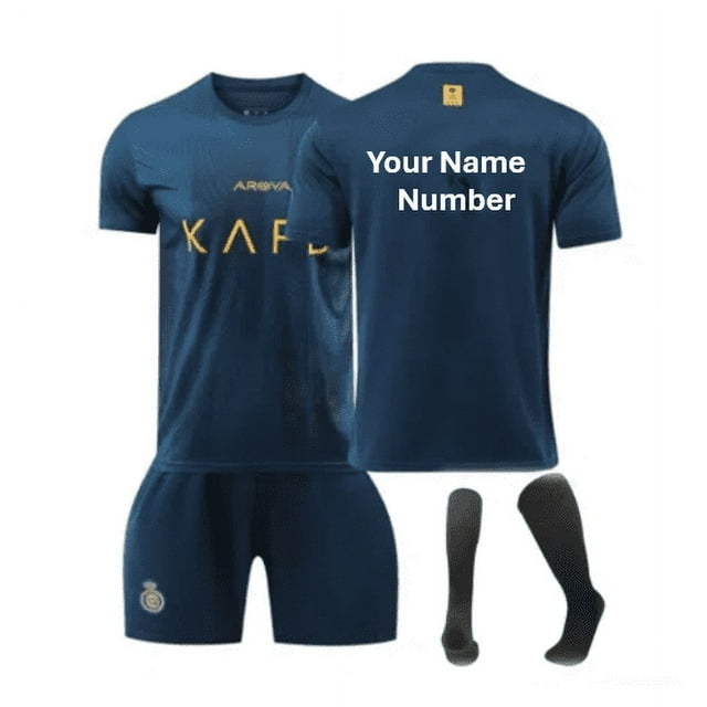 Fanatic Al Nassr Riyad Blue Custom Soccer Jersey Personalized Soccer ...