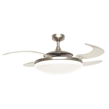 Fanaway Evo1 Retractable 4-blade LED Lighting with Remote Ceiling Fan ...