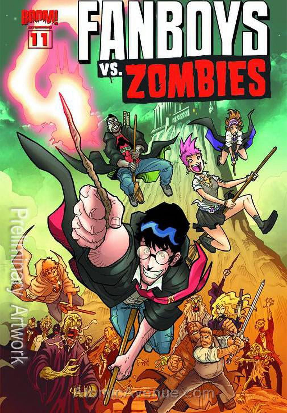 Fanboys Vs. Zombies #11A VF ; Boom! Comic Book - Walmart.com
