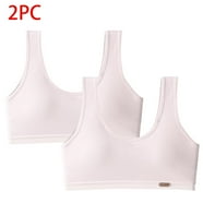 Wonder Nation Girls Seamless Longline Bras, 2-Pack, Sizes 30A-38A ...