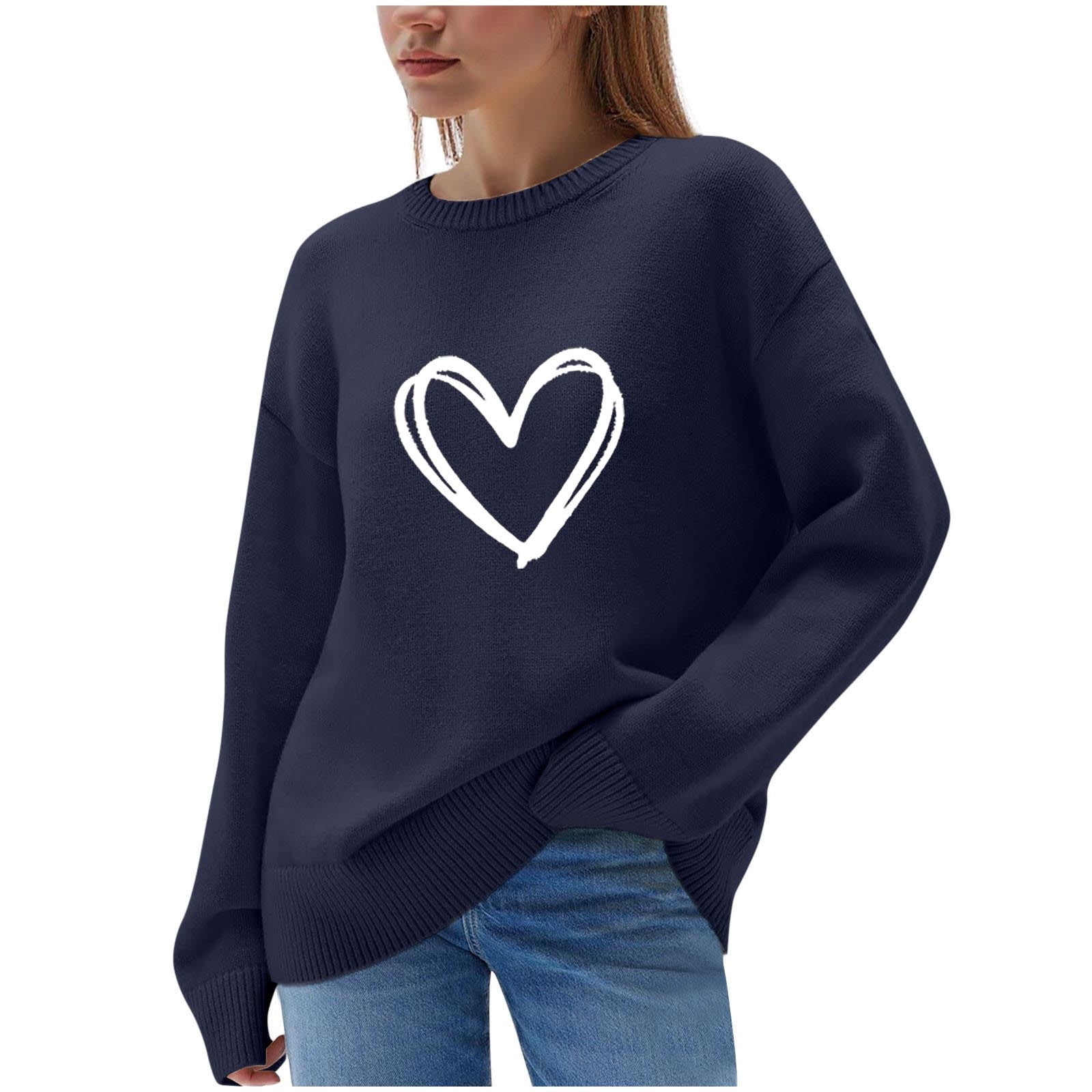 Fancifize Christmas Oversized Sweaters for Women Cute Graphic Sweater ...