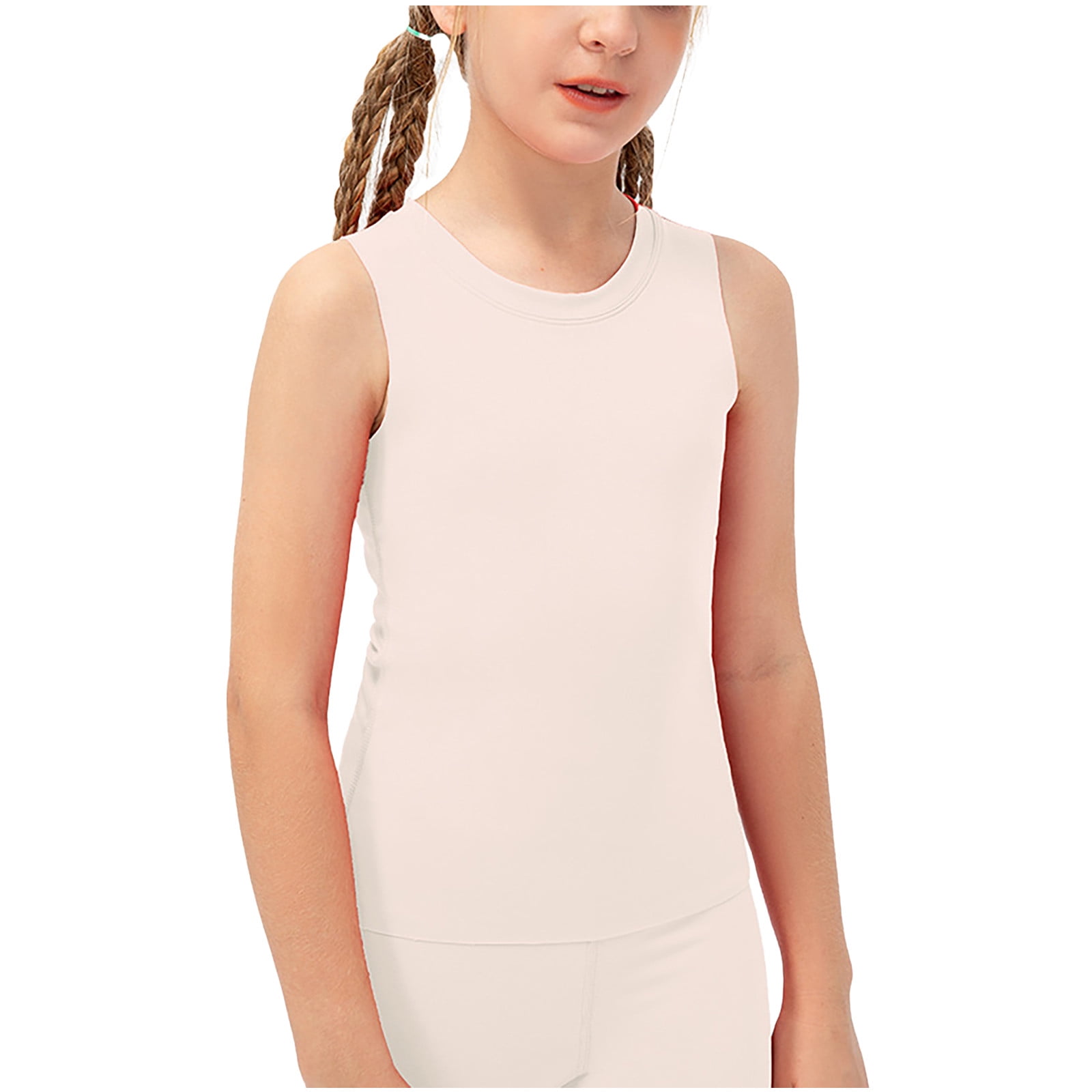 Fancifize Girls Workout Quick Dry Tank Tops Wide Strap Comfortable ...