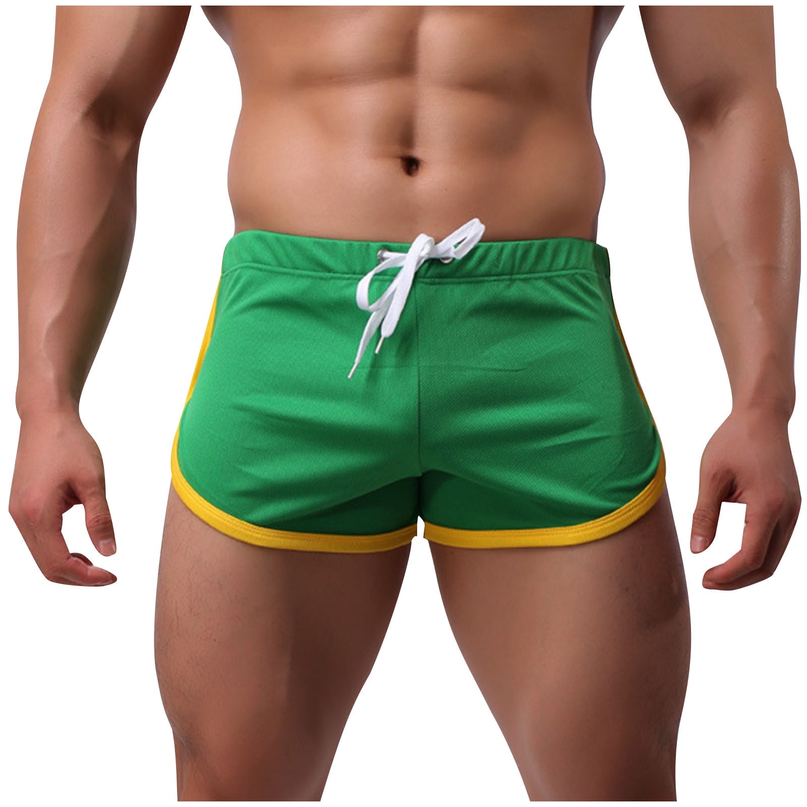 Fancifize Men's Square Leg Swim Briefs Athletic Quick Dry Bathing Suit ...