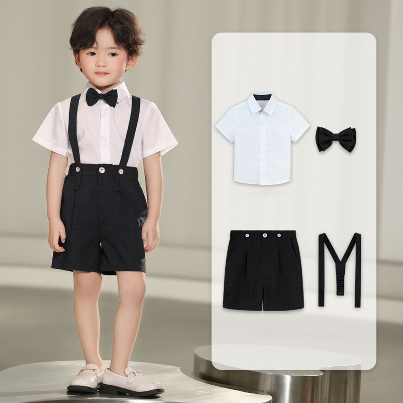 Fancifize Summer Deals Boys' Formal 4-Piece Set 2-13Y - Short Sleeve ...