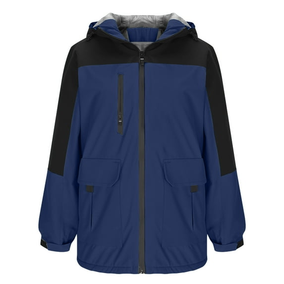 Fancifize Women's Waterproof Ski Jacket Long Sleeve Hooded Coat ...