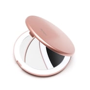 Fancii Rechargeable Compact Makeup Mirror with Dimmable LED Lights, 1x ...
