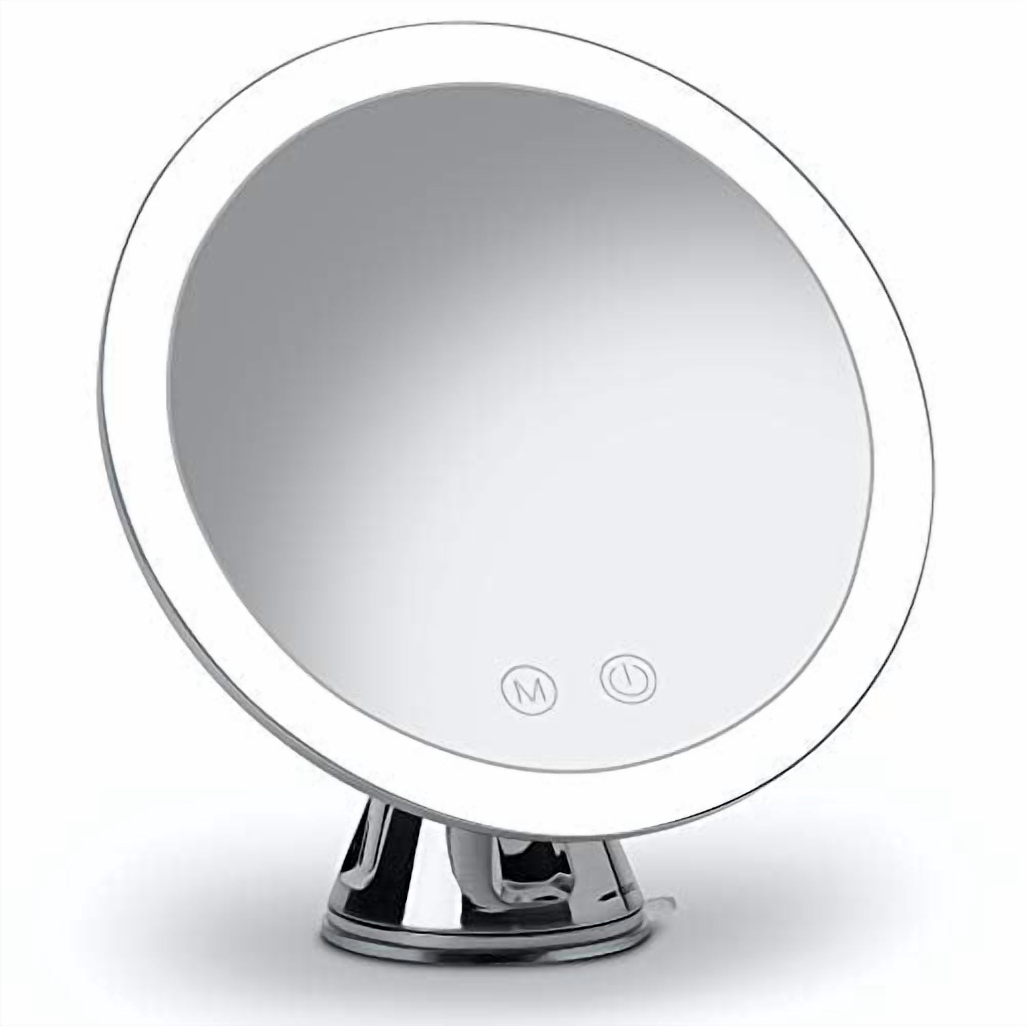 Fancii LED Lighted 10X Magnifying Makeup Mirror, Rechargeable - 3 ...