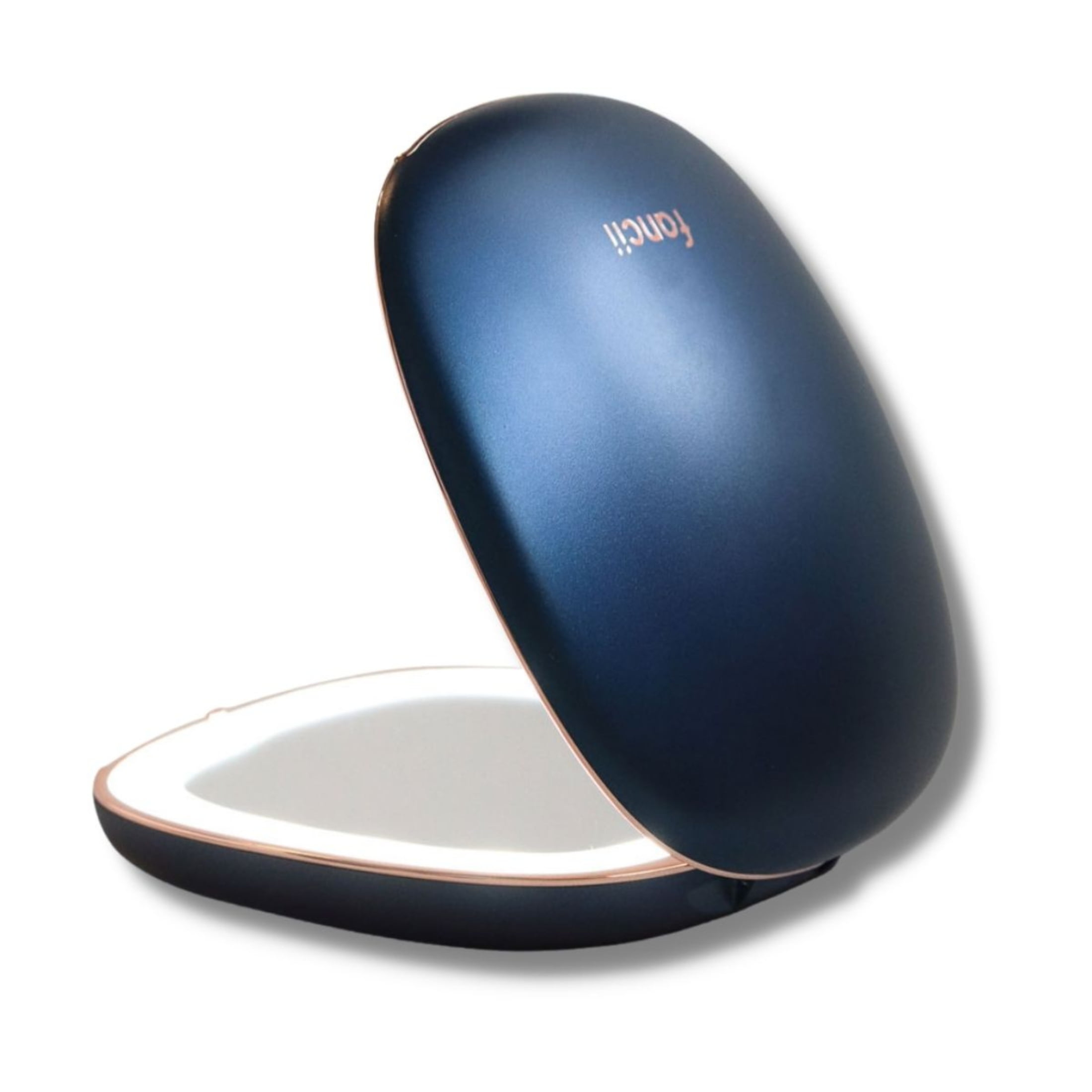 Fancii Rechargeable Compact Makeup Mirror with Dimmable LED Lights, 1x ...