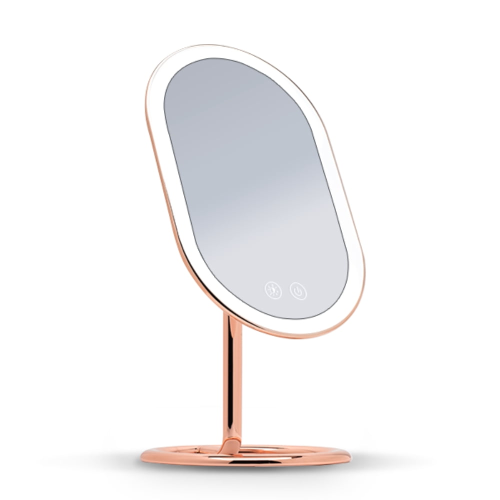 Fancii Vera - Luxe LED Vanity Mirror - Rose Gold - Walmart.com