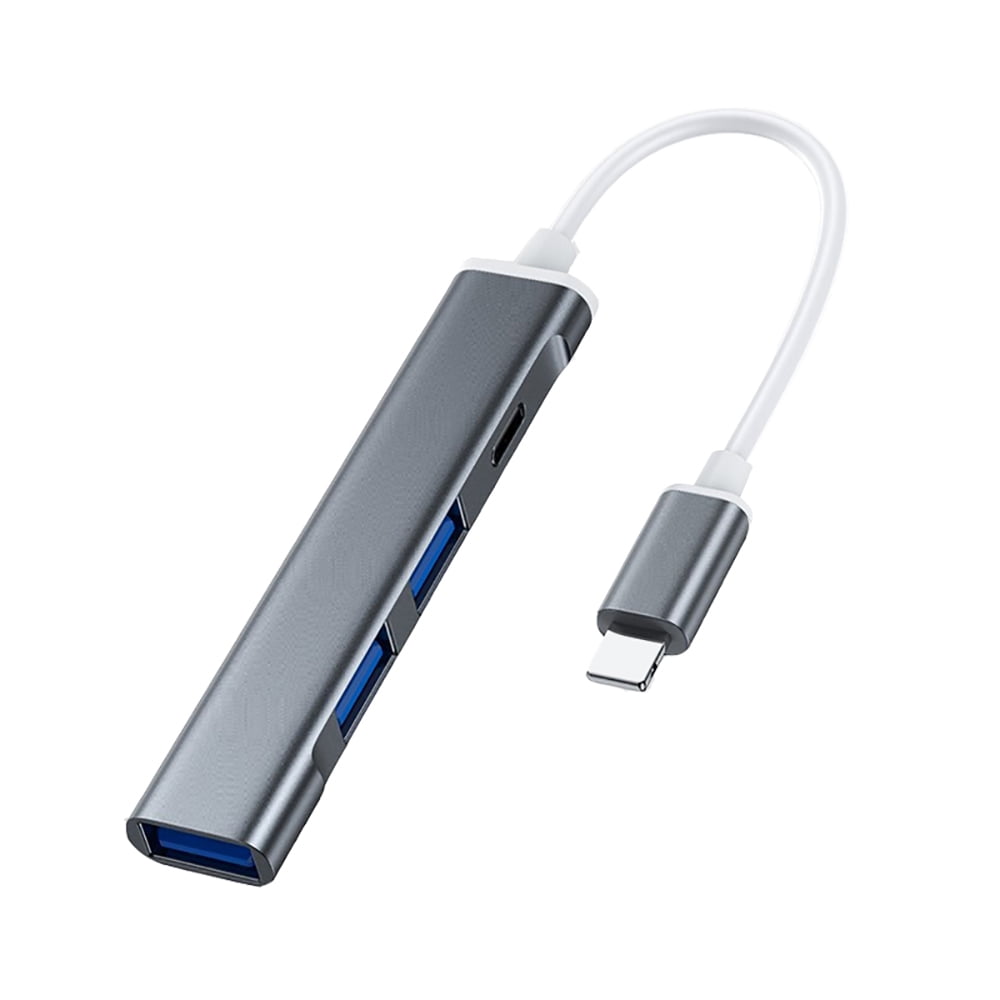 Fancing Lighting to USB Hub 4-in-1 USB Hub with 3 USB 3.0 Port and Fast ...