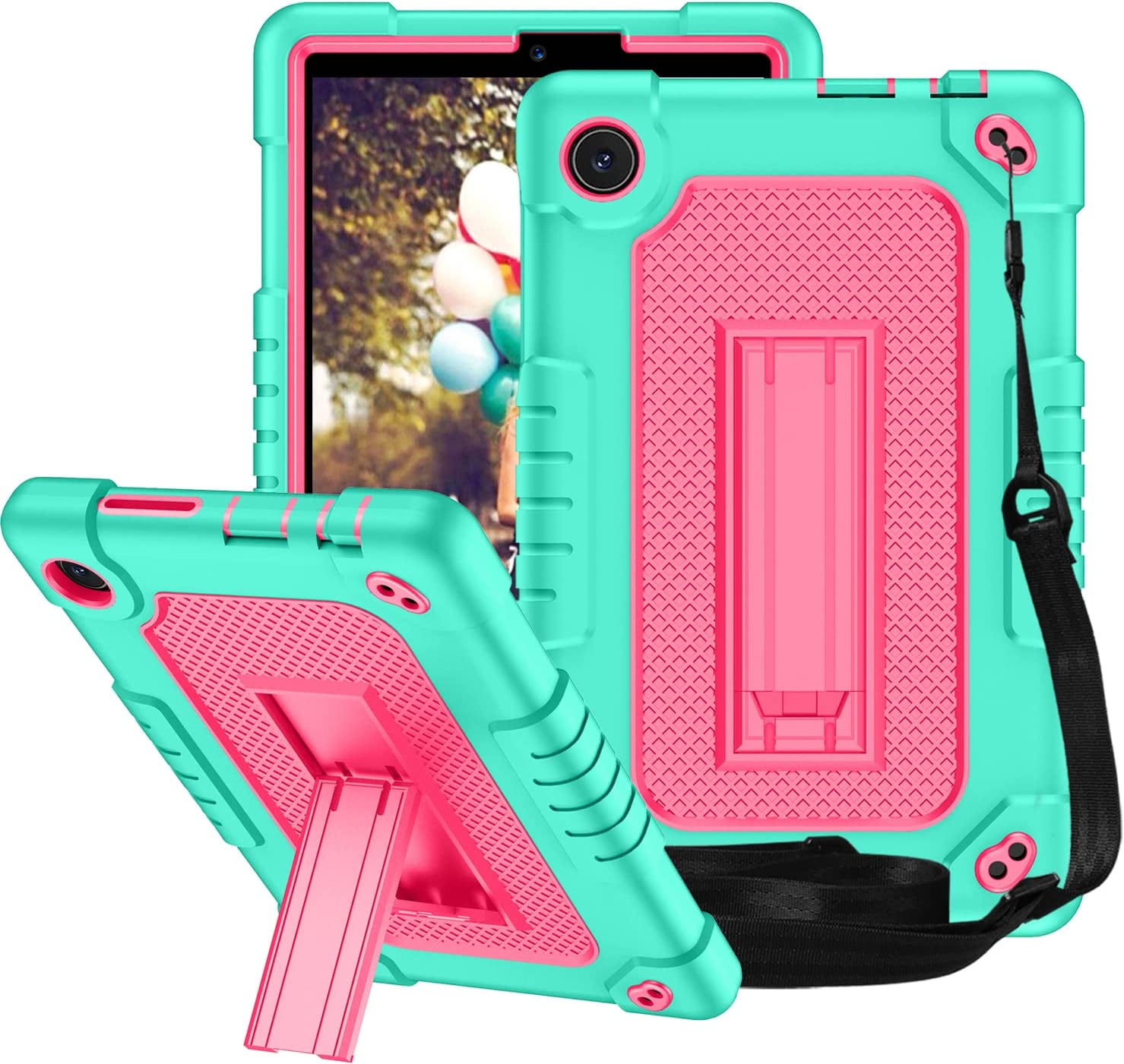 Fancing for TCL Tab 8 LE Tablet Case,with Shoulder Strap Soft Silicone ...