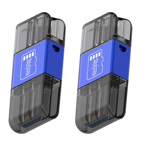 Fancing Type-C MicroSD Card Reader with USB 3.0 Portable Memory Card ...