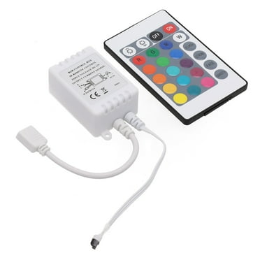 Daofin 44 Key RGB LED Strip Light Remote Controller Wireless Dimmer IR ...