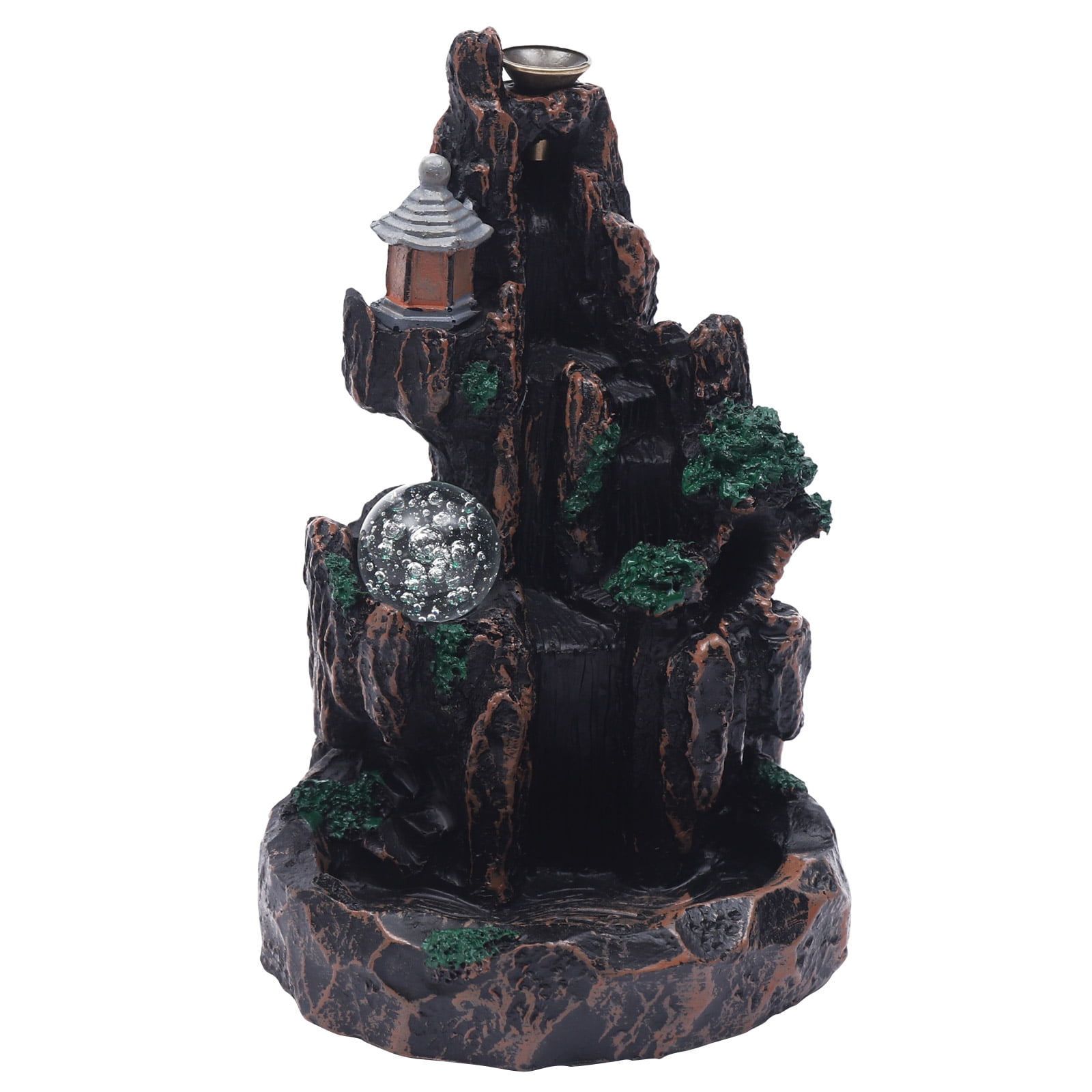 Fancy Backflow Incense Burners, Tabletop Mountain Path Back Flowing ...