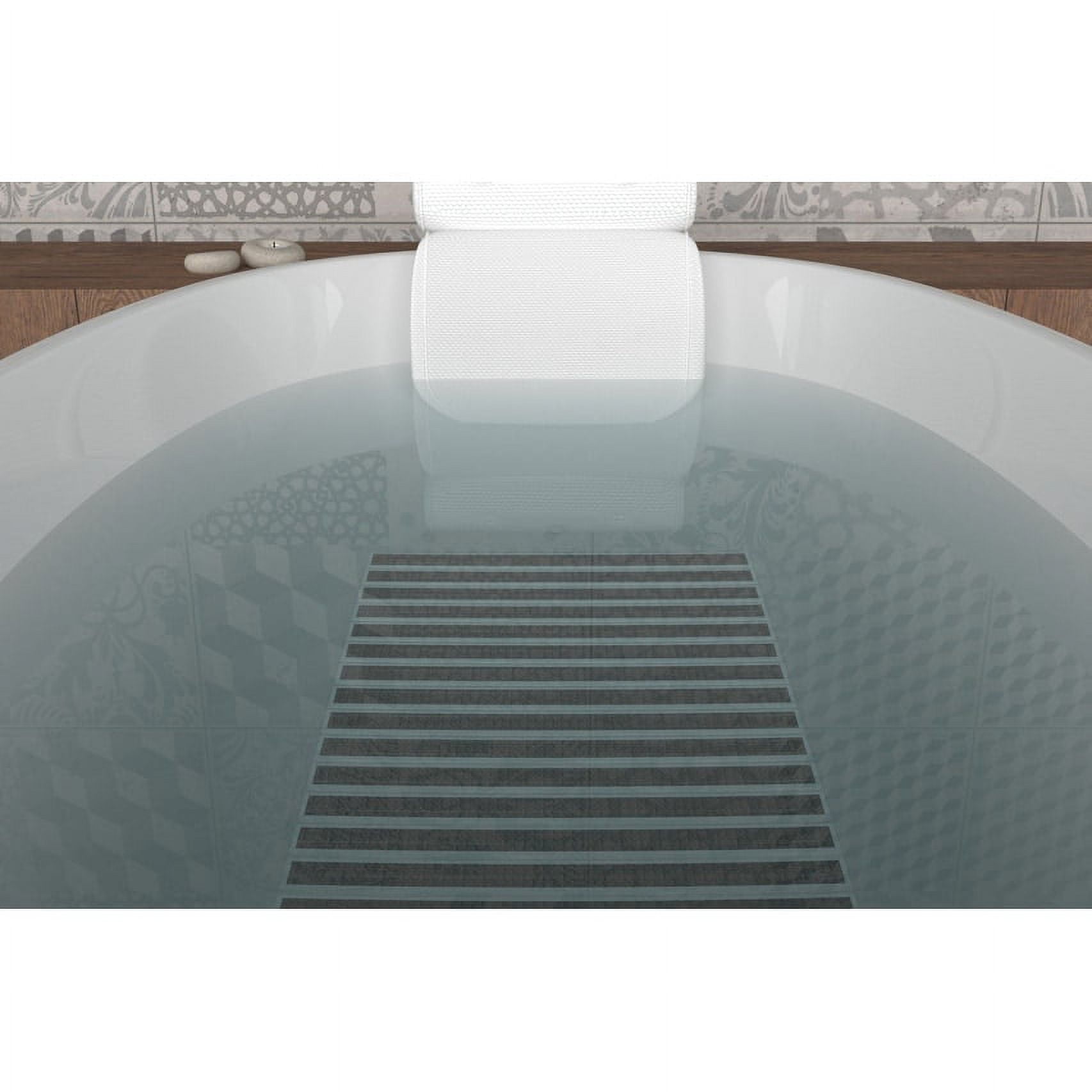 Fancy Bath Outlet 27"x15" Non-Slip Slatted Plastic Shower Mat in Gray ...