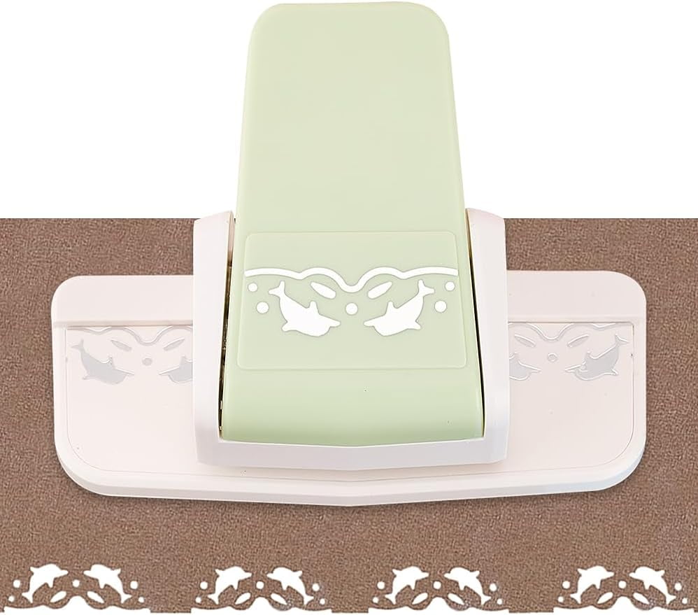 Fancy Border Punch Dolphin Design Embossing Punch 3.5x4.7x2 inch ...