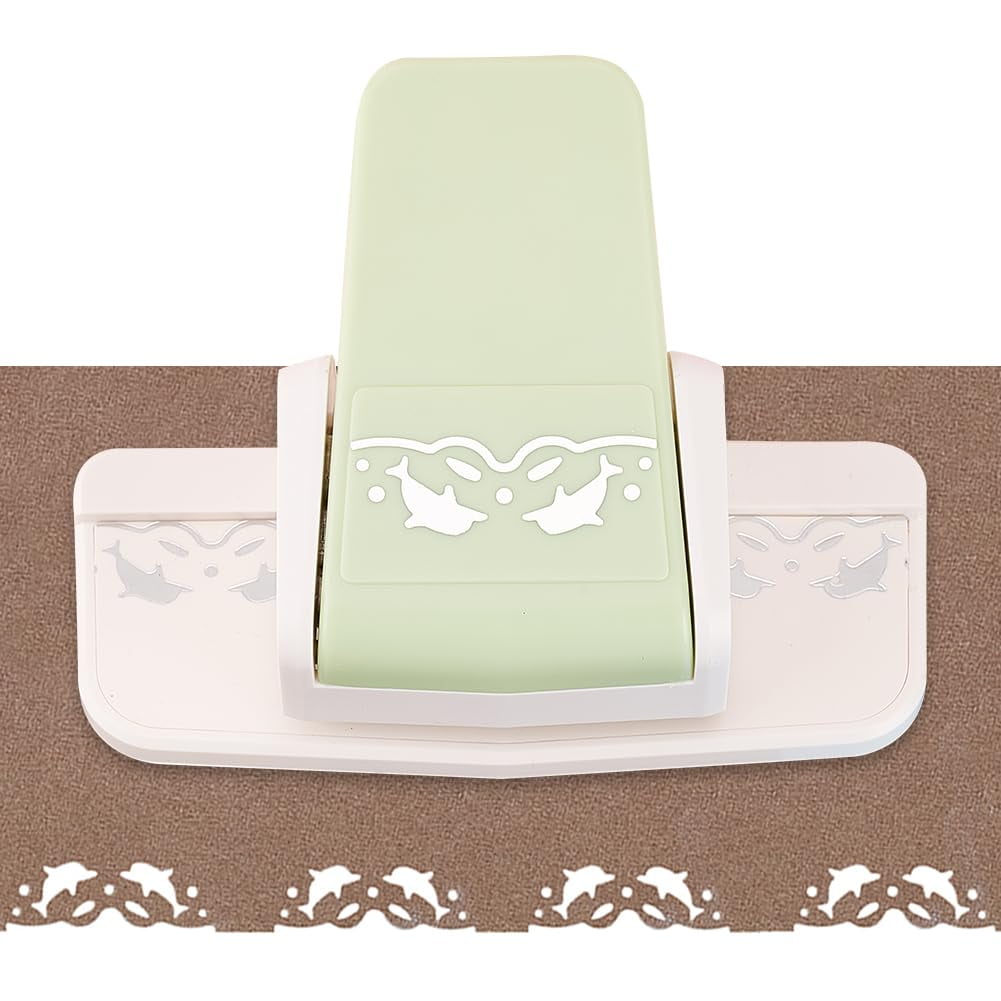 Fancy Border Punch Dolphin Design Embossing Punch 3.5x4.7x2 inch ...