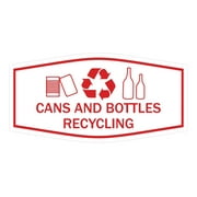 Cans And Bottles Only Sign