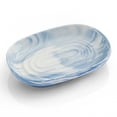 AIMAIAIMAI Blue Ceramic Soap Dish for Bathroom/Kitchen Sink, Unique ...
