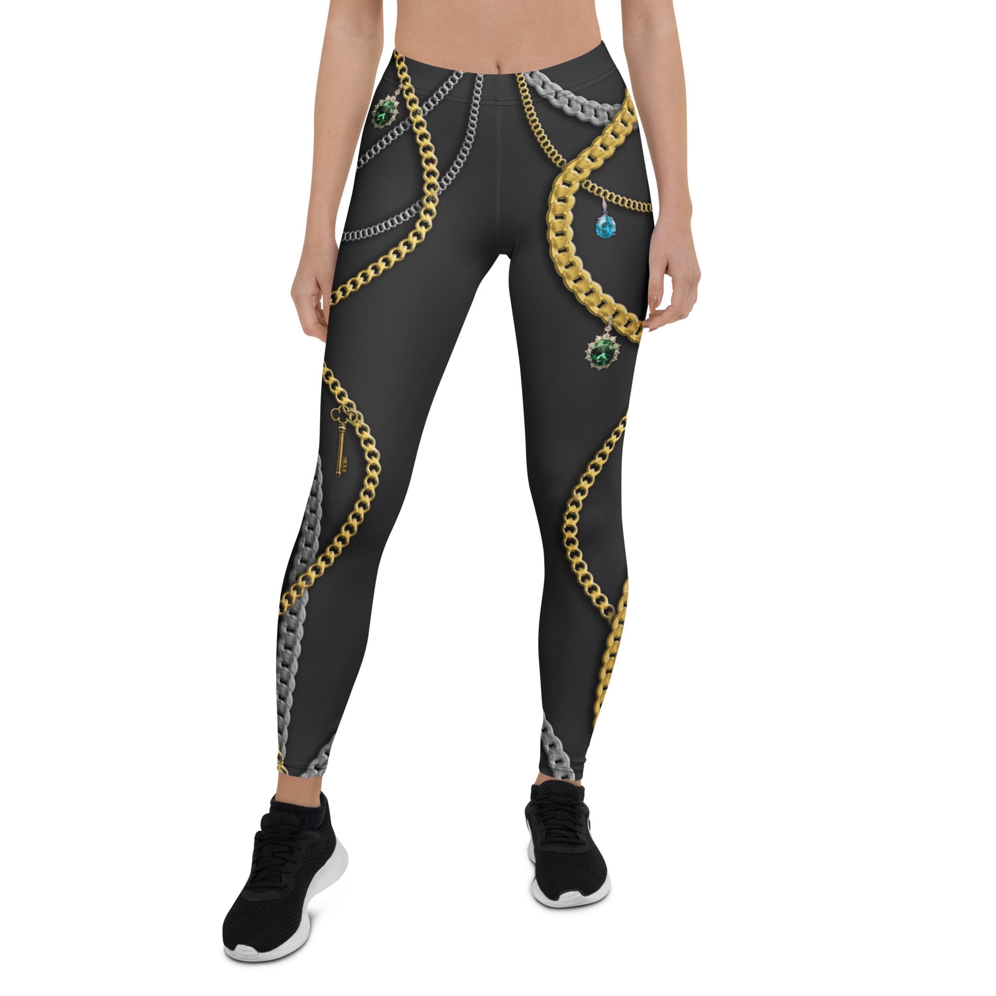 Fancy Chains Leggings Size: S for Women | FIERCEPULSE - Walmart.com
