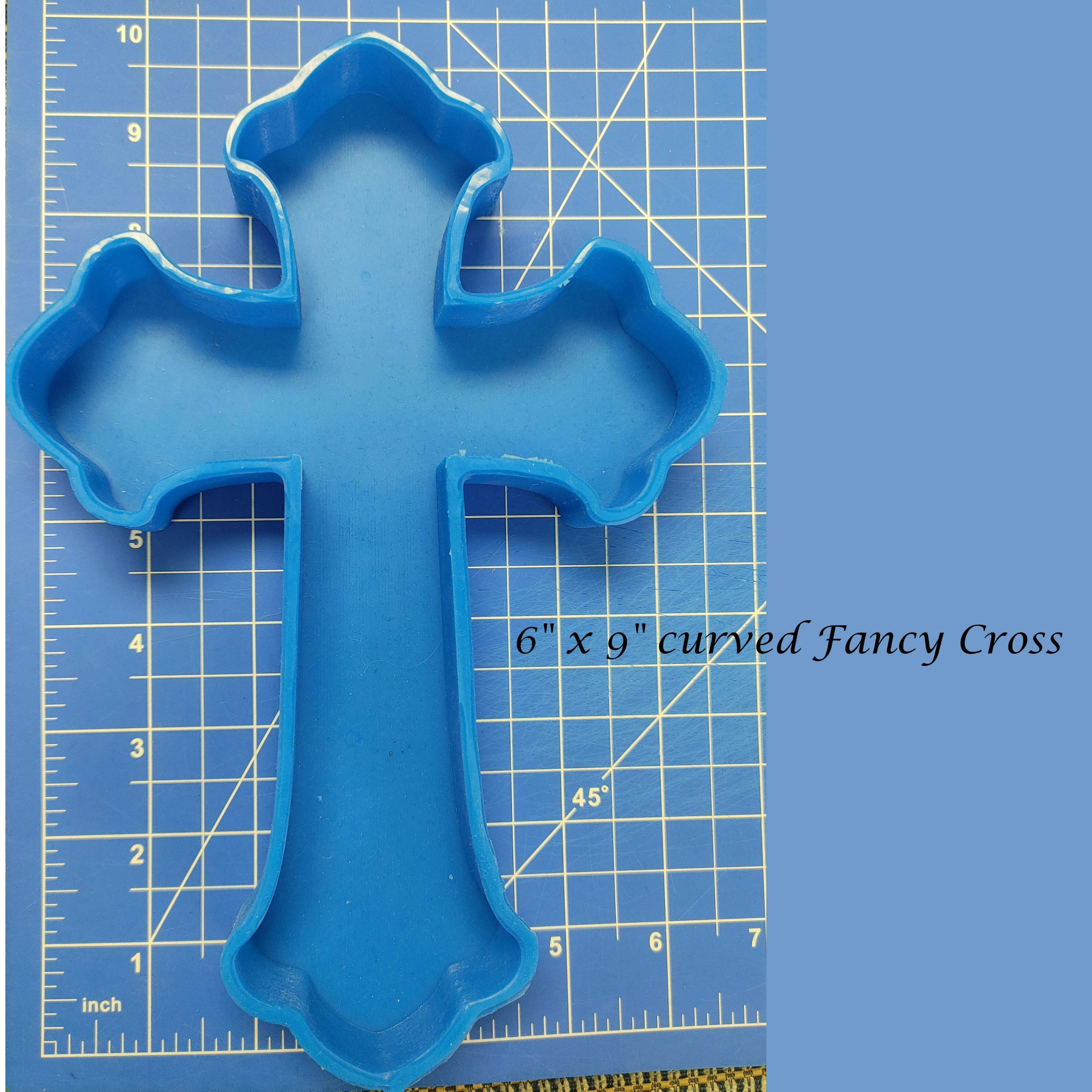 Fancy Cross - 9" - Silicone Freshie Mold - Walmart.com