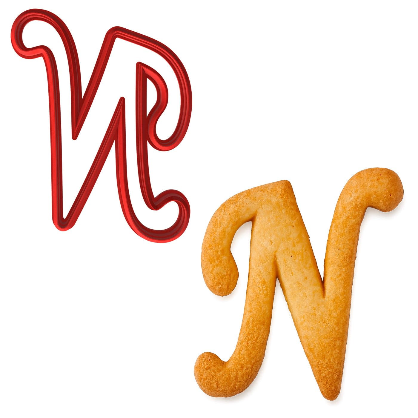 Fancy Cursive Letter Cookie Cutter for Baking Fondant Clay Gifts ...