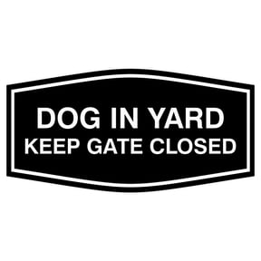 Keep Gate Closed Sign