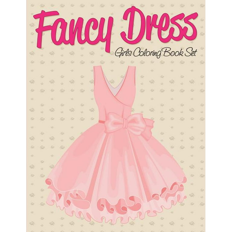 fancy dress coloring pages