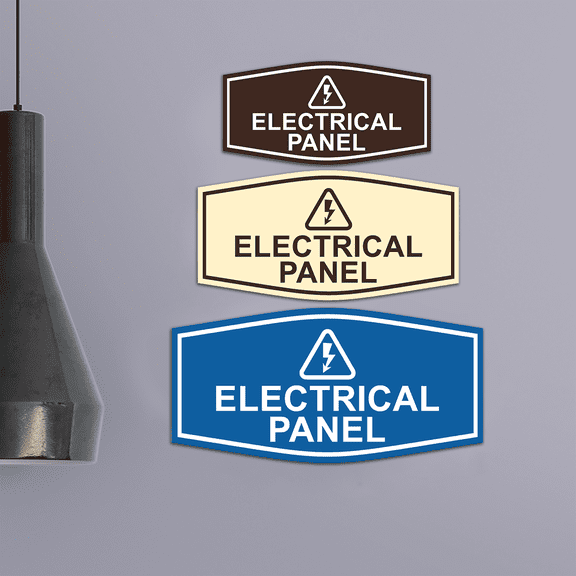 Victorian Electrical Panel (Hand) Sign (Blue) - Large - Walmart.com
