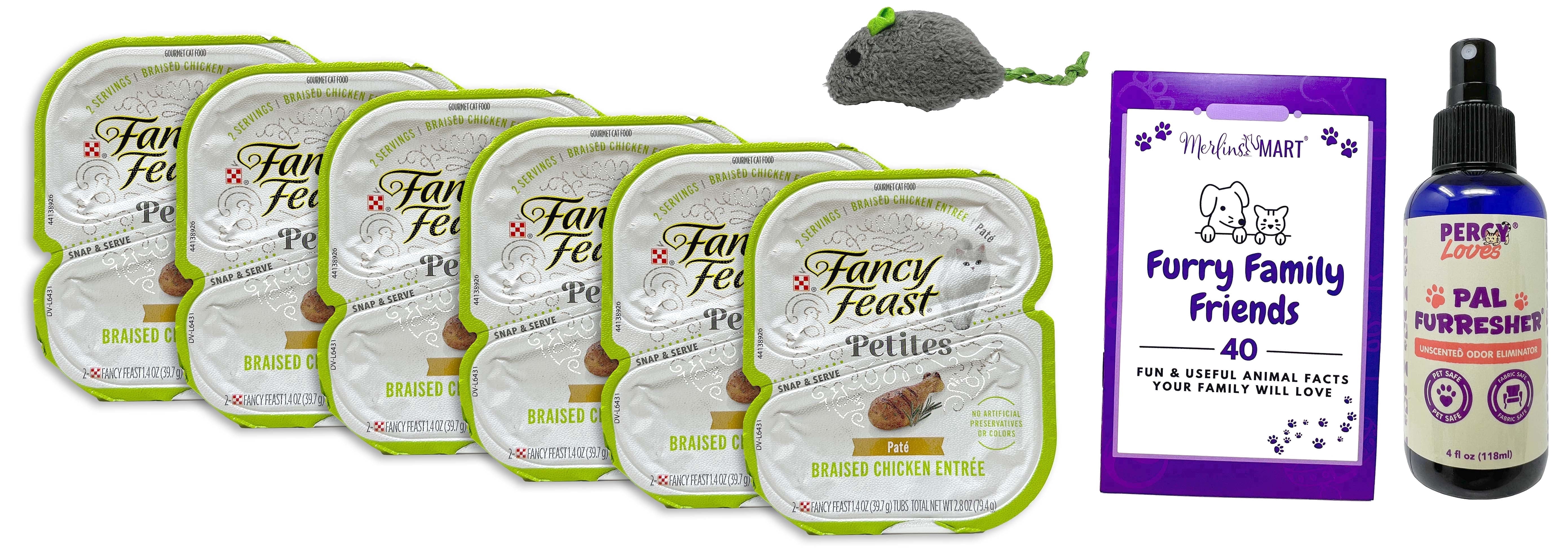 Fancy Feast Petites Pate Cat Food - 1 Flavor; 6 Each: Braised Chicken ...
