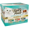 Fancy Feast Gourmet Variety Pack, Savory Tender Beef, Classic Turkey ...