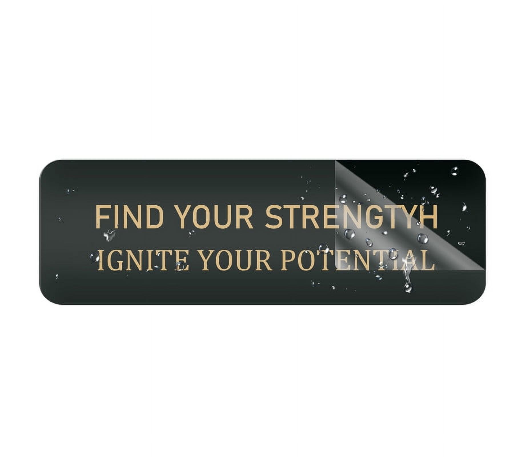 Fancy Find Your Strength Ignite Your Potential Durable Laser Engraved ...