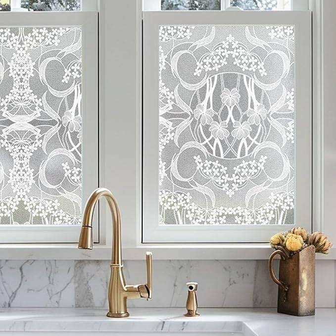 Fancy-Fix Privacy Window Film, Static Cling UV Blocking Removable ...