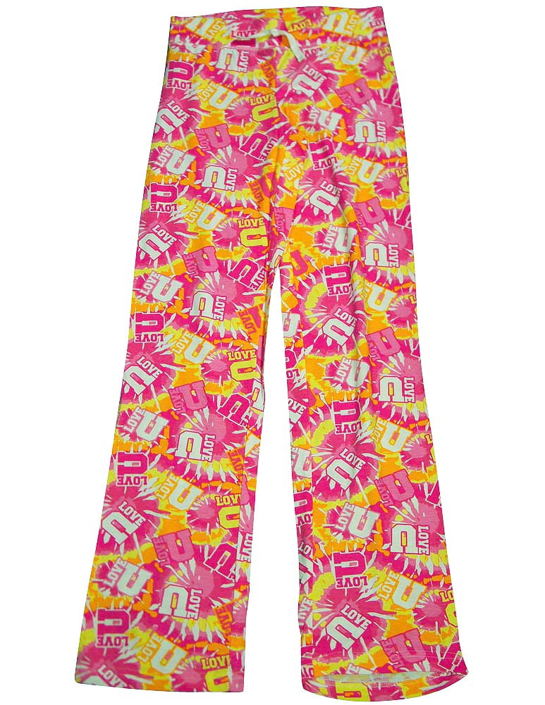Fancy Girlz - Junior Girls Lounge Pant 32642-Medium (orange love u ...