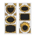 Fancy Gold Frame Chalkboard Label Stickers, 3-Inch, 2-Sheets - Walmart.com