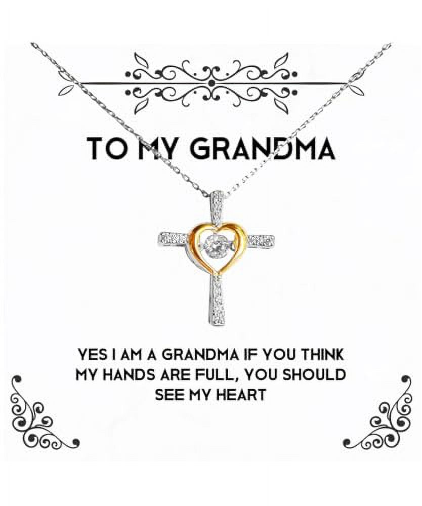 Fancy Grandma Cross Dancing Necklace, Yes I Am A Grandma If You Think ...
