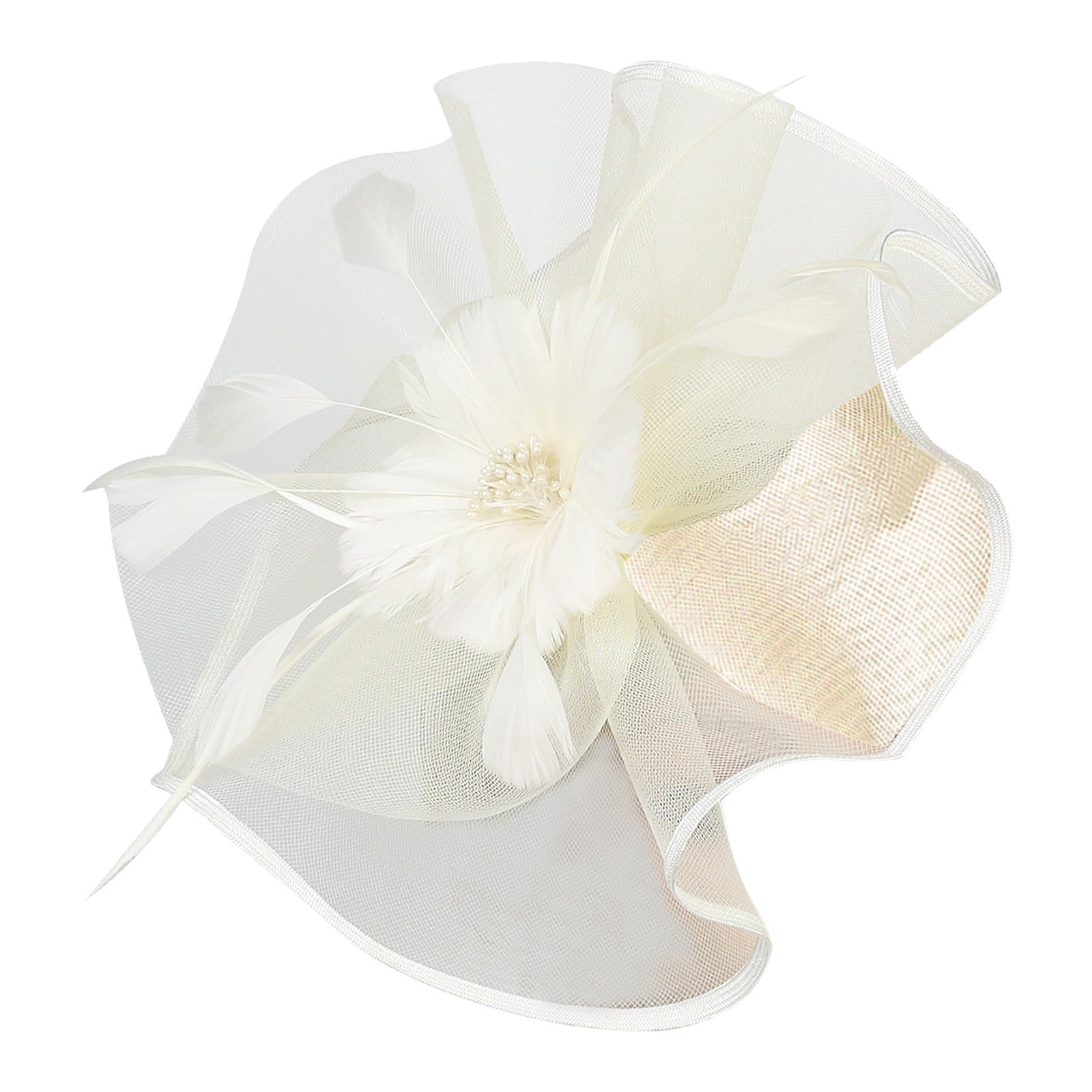 Fancy Hats, Comdrip Women Hat Headwear Church Feather Clip Fascinators ...