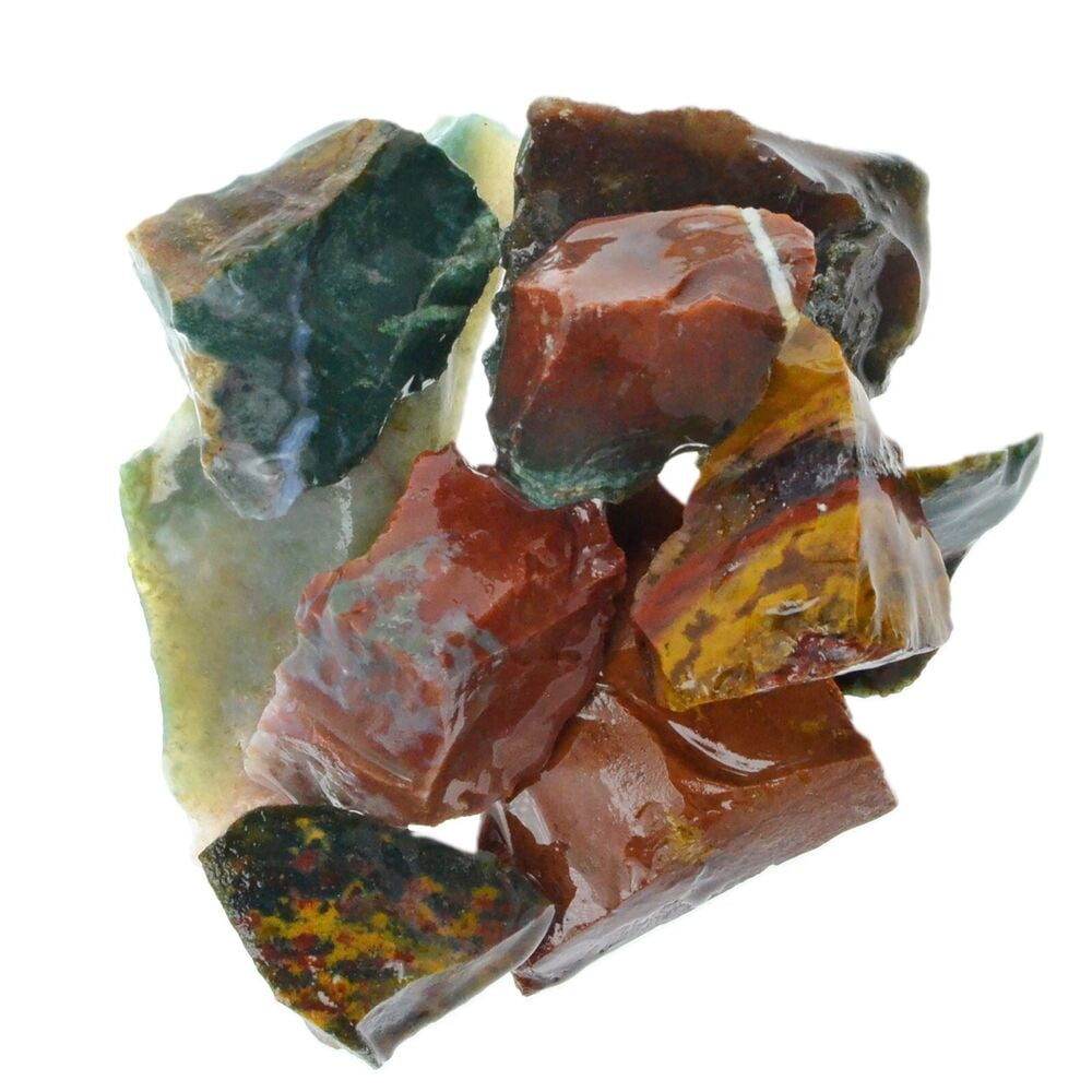 Fancy Jasper - Rough Rocks for Tumbling - Dispelling Fear and Anxiety ...