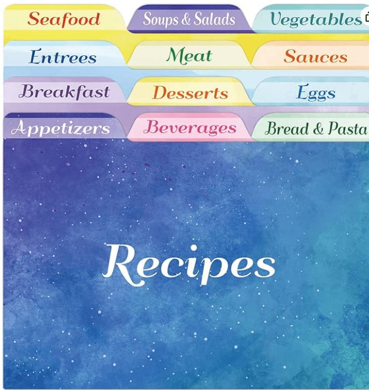 Fancy Land 4x6 Index Dividers, 6 Count - Walmart.com