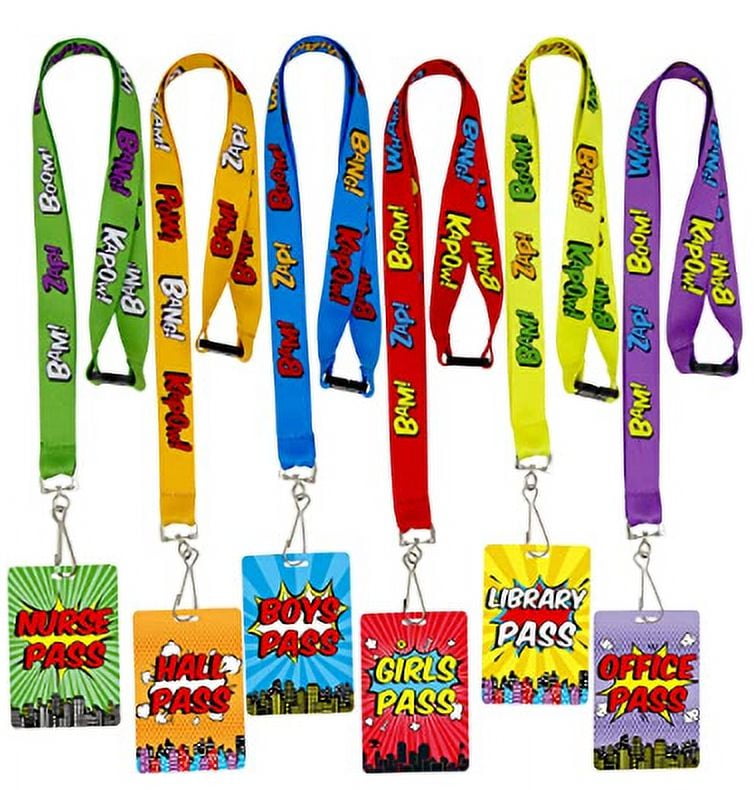 Walmart Bright Color School Pass Lanyards & Classroom Teacher Gift ...