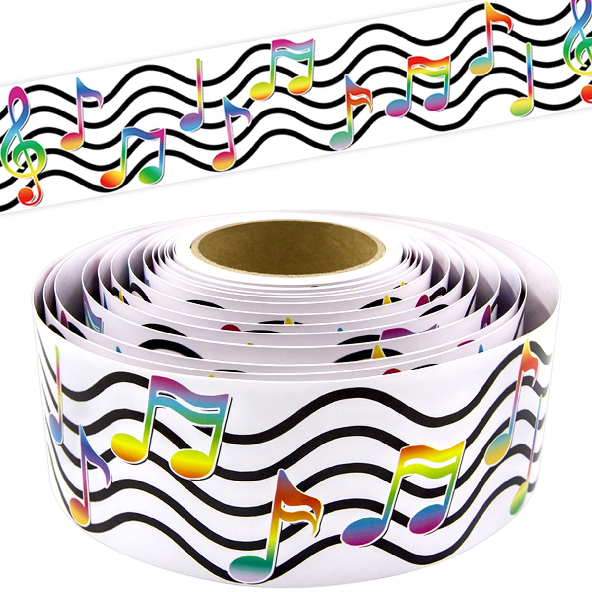 Fancy Land Musical Notes Bulletin Board Decorations, Multicolor, 36 ...